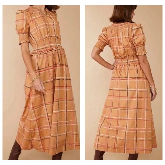 Spartina 449 | Dresses | Spartina 449 Adelaide Midi Dress Xxs Tan ...